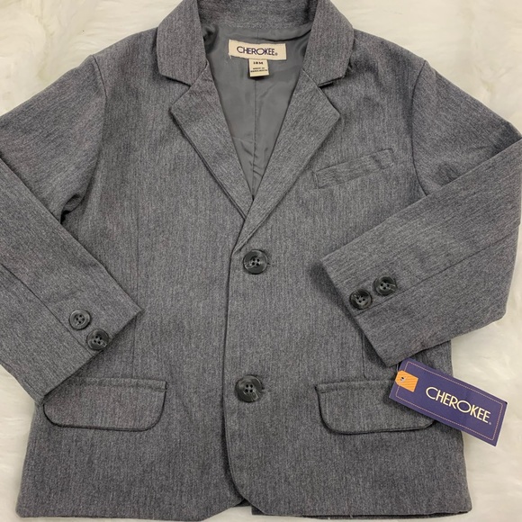 Cherokee | Jackets & Coats | Nwt 8m Gray Suit Jacket Blazer By Cherokee ...
